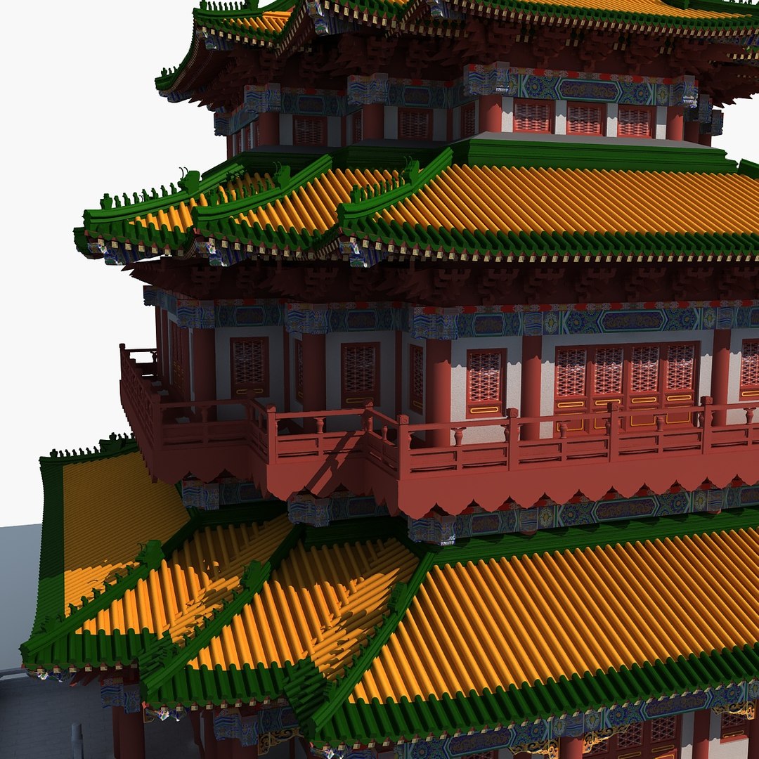 Chinese Ancient Architecture 3 3D Model - TurboSquid 1855657