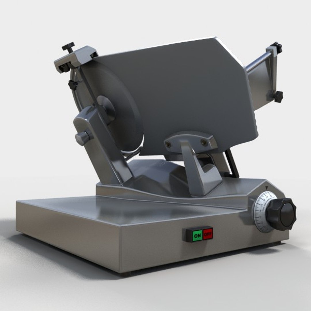 3d Model Of Commercial Slicer Meat