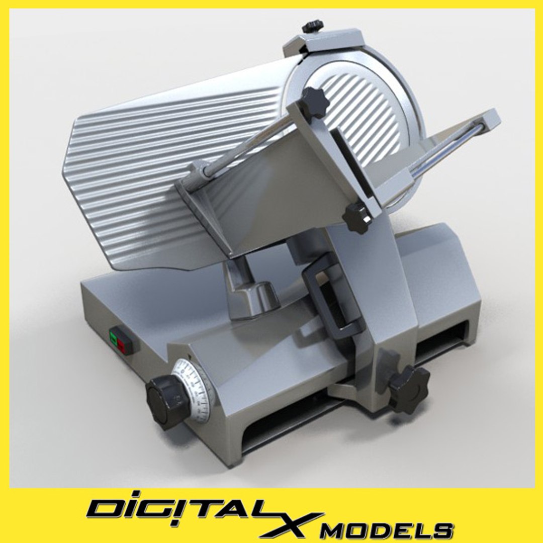 3d Model Of Commercial Slicer Meat