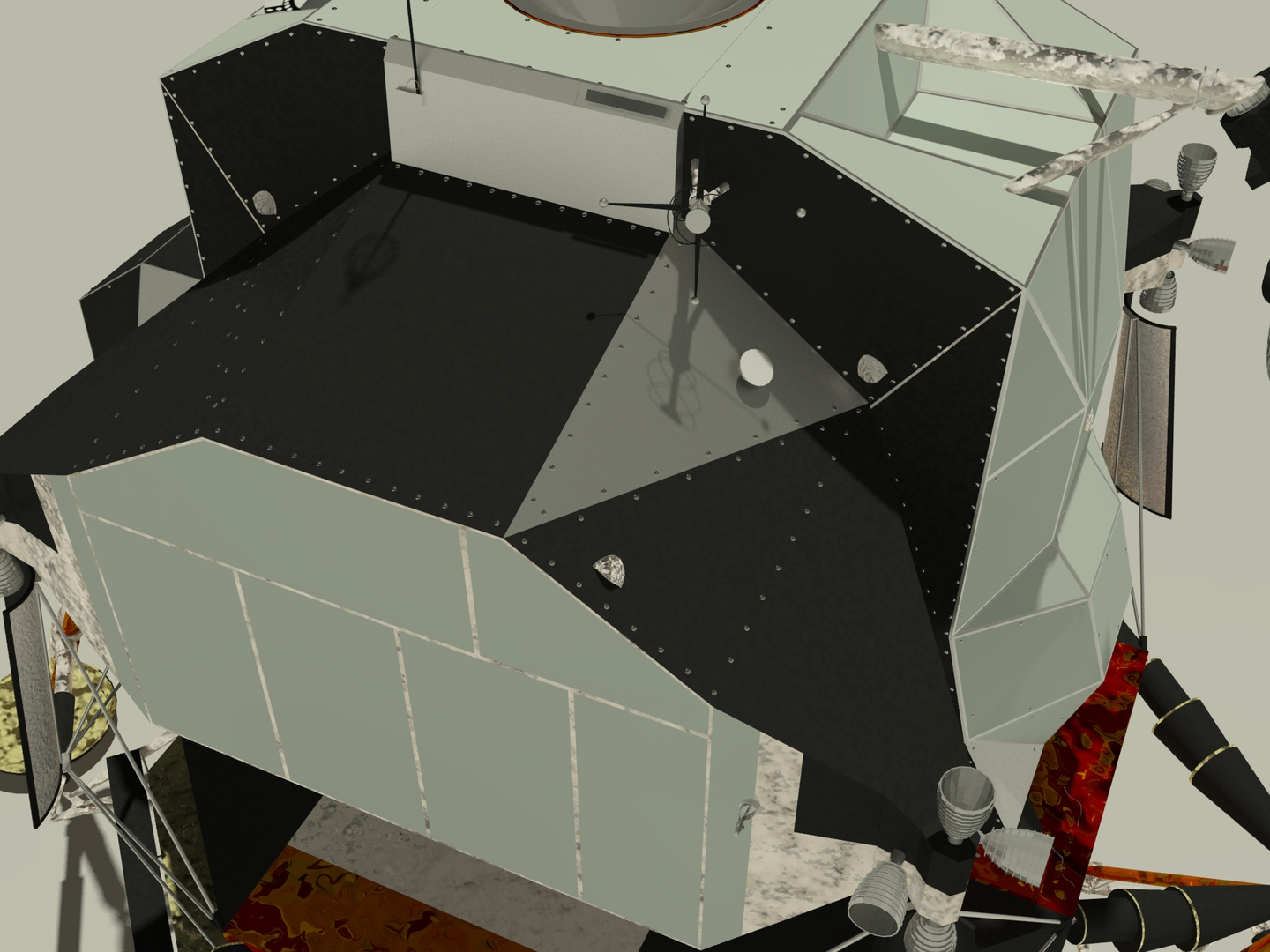 3d model lunar module