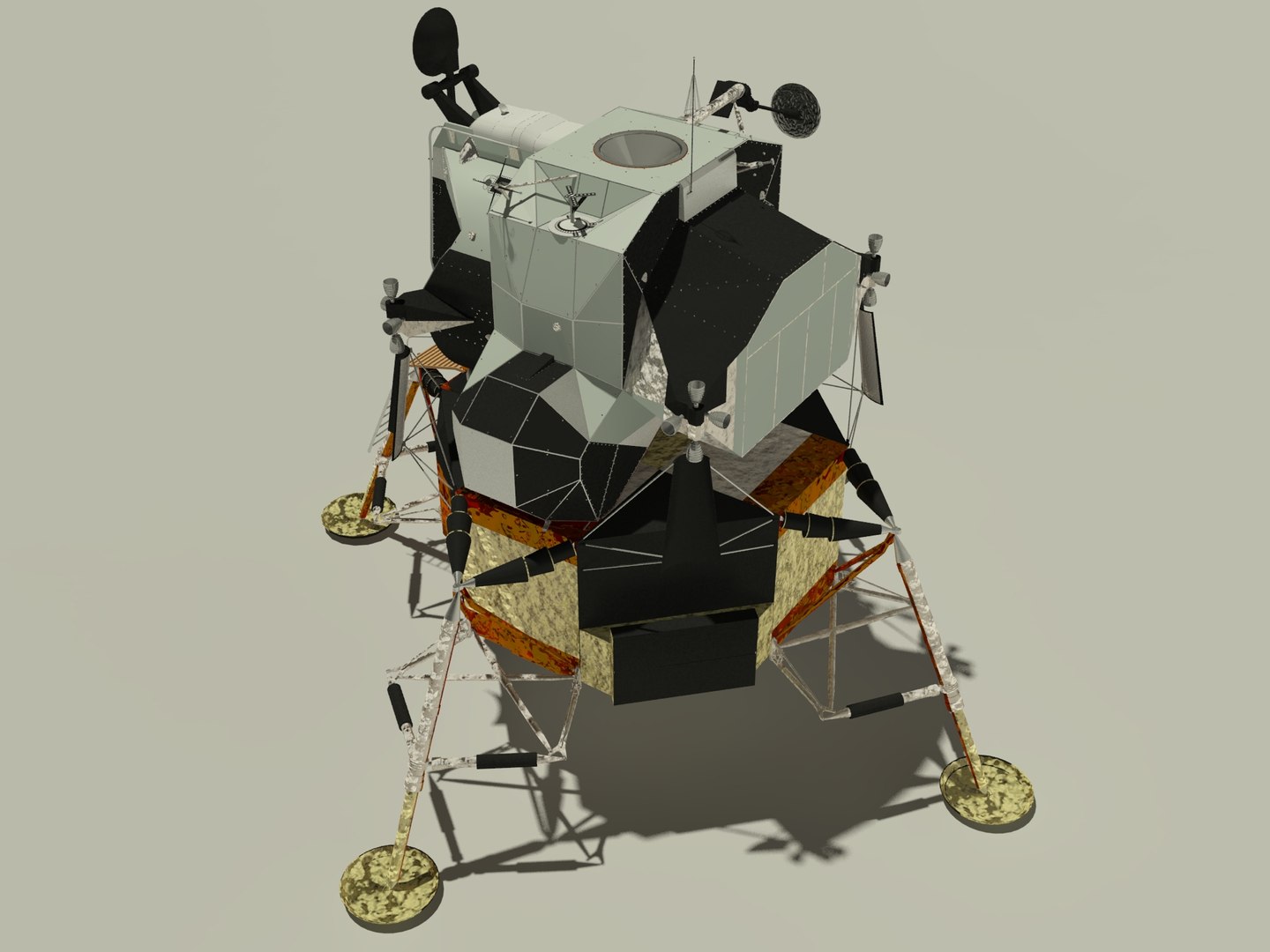 3d Model Lunar Module