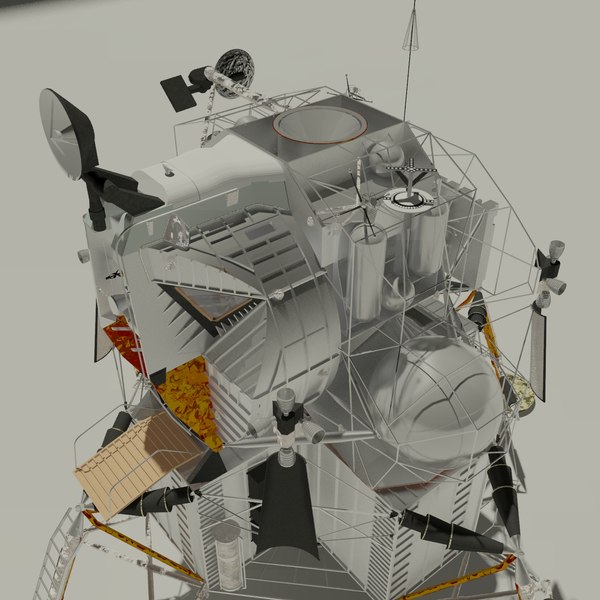 3d model lunar module