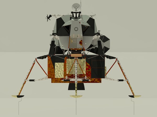 3d model lunar module