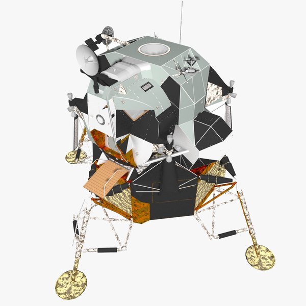 3d model lunar module