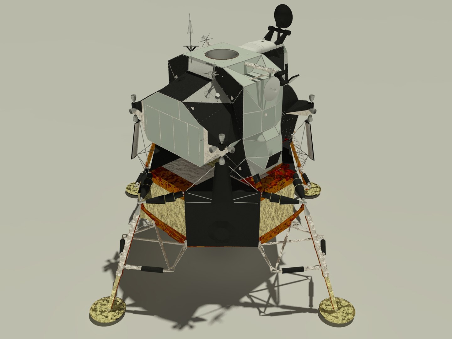 3d Model Lunar Module