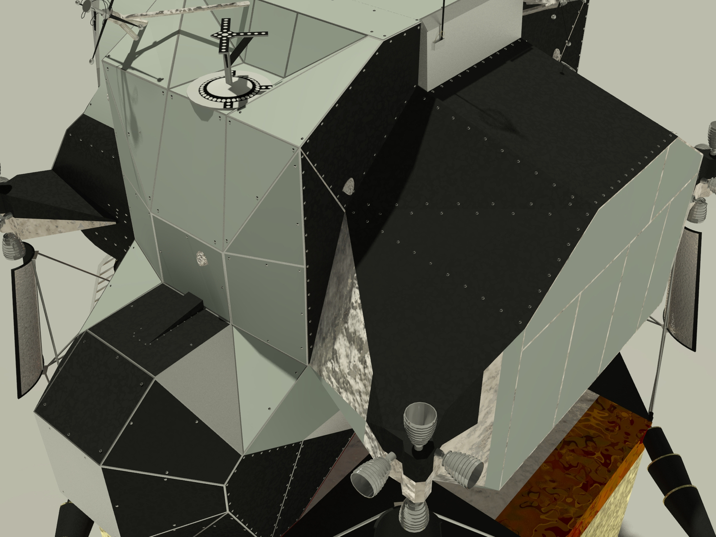 3d model lunar module