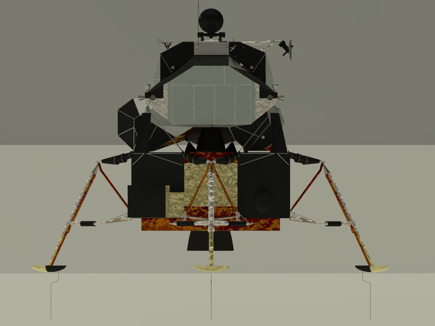 3d Model Lunar Module