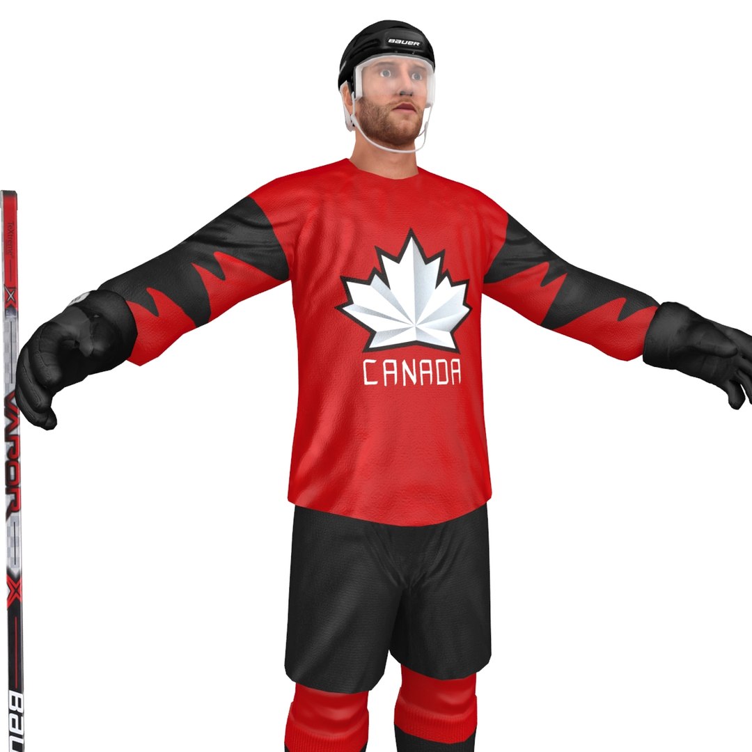 Hockey Player 3D Model - TurboSquid 1278799