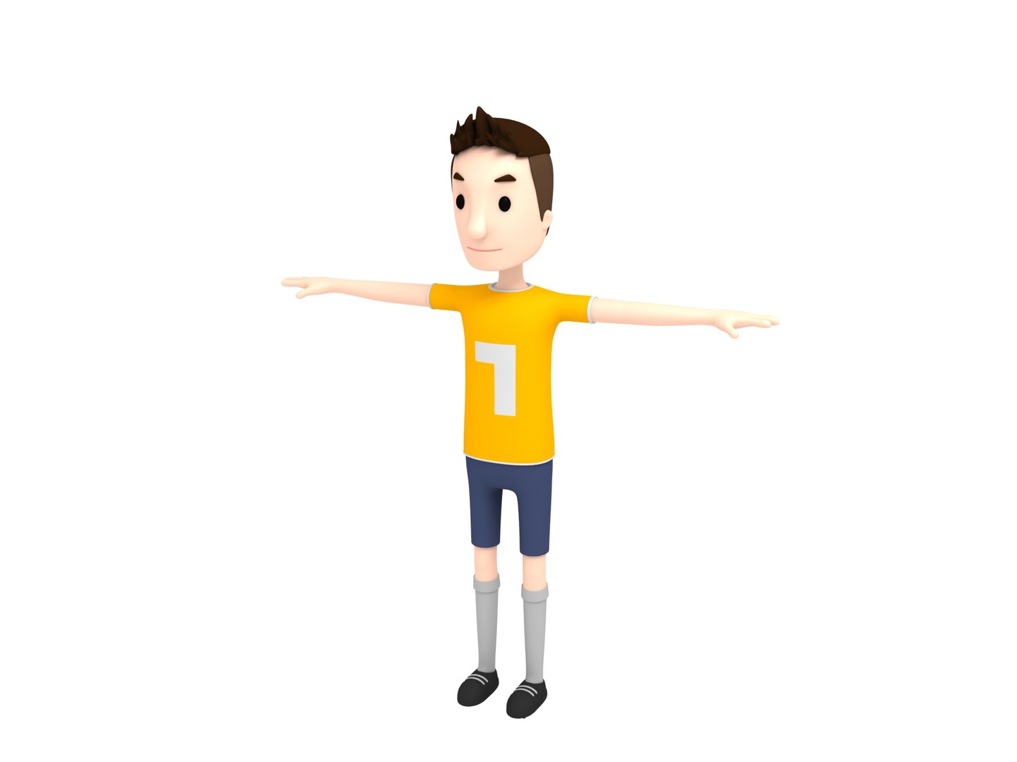 3D Cartoon Man Character Pack - TurboSquid 1380456