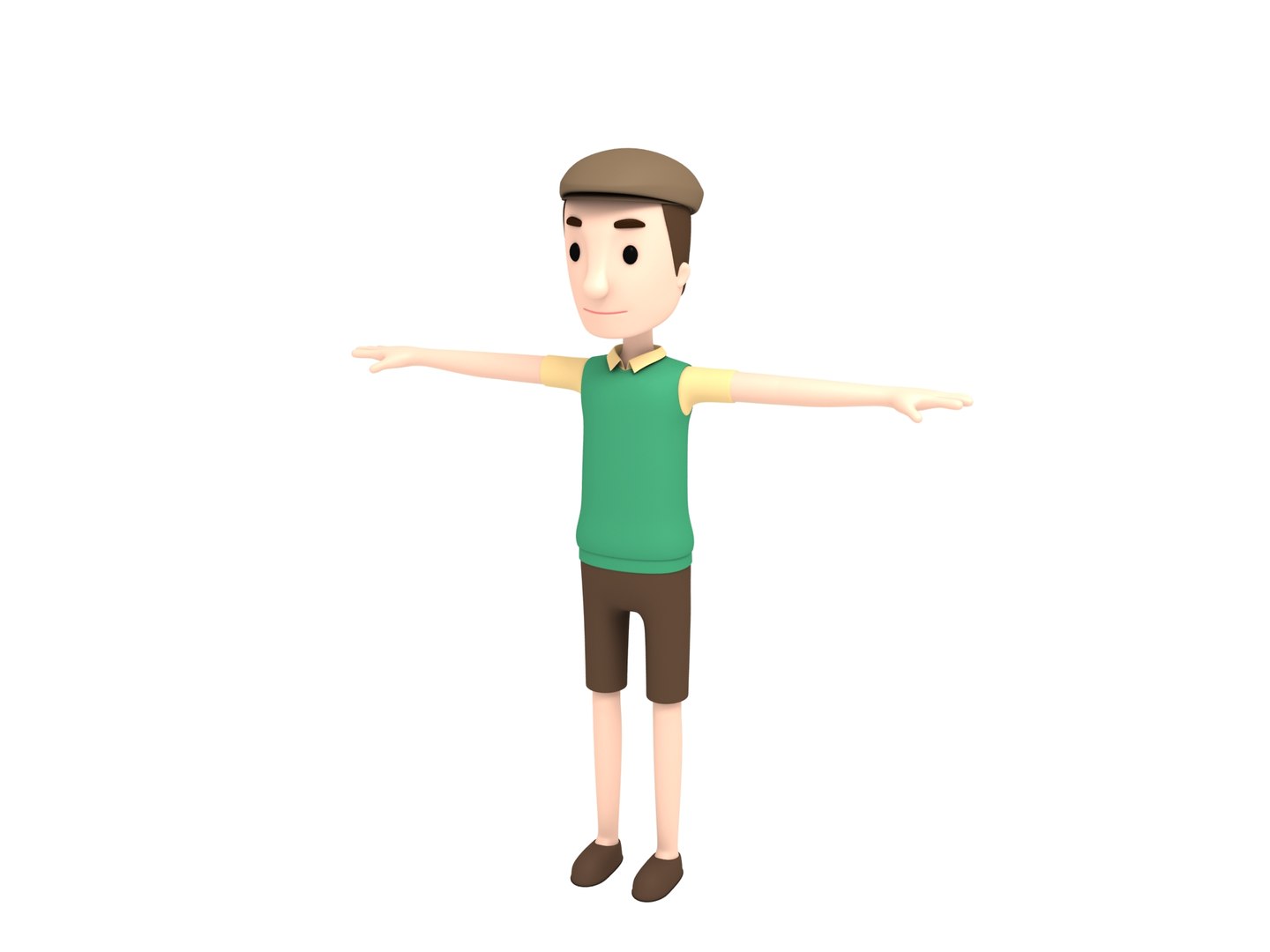 3D Cartoon Man Character Pack - TurboSquid 1380456