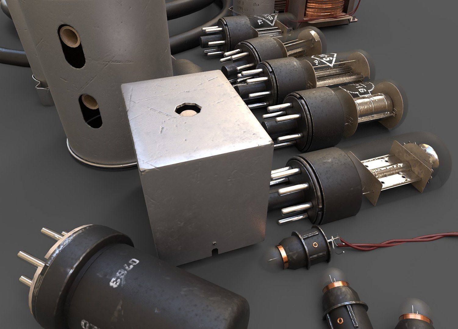 Electronics components Vol1-3 3D 모델 - TurboSquid 2035460