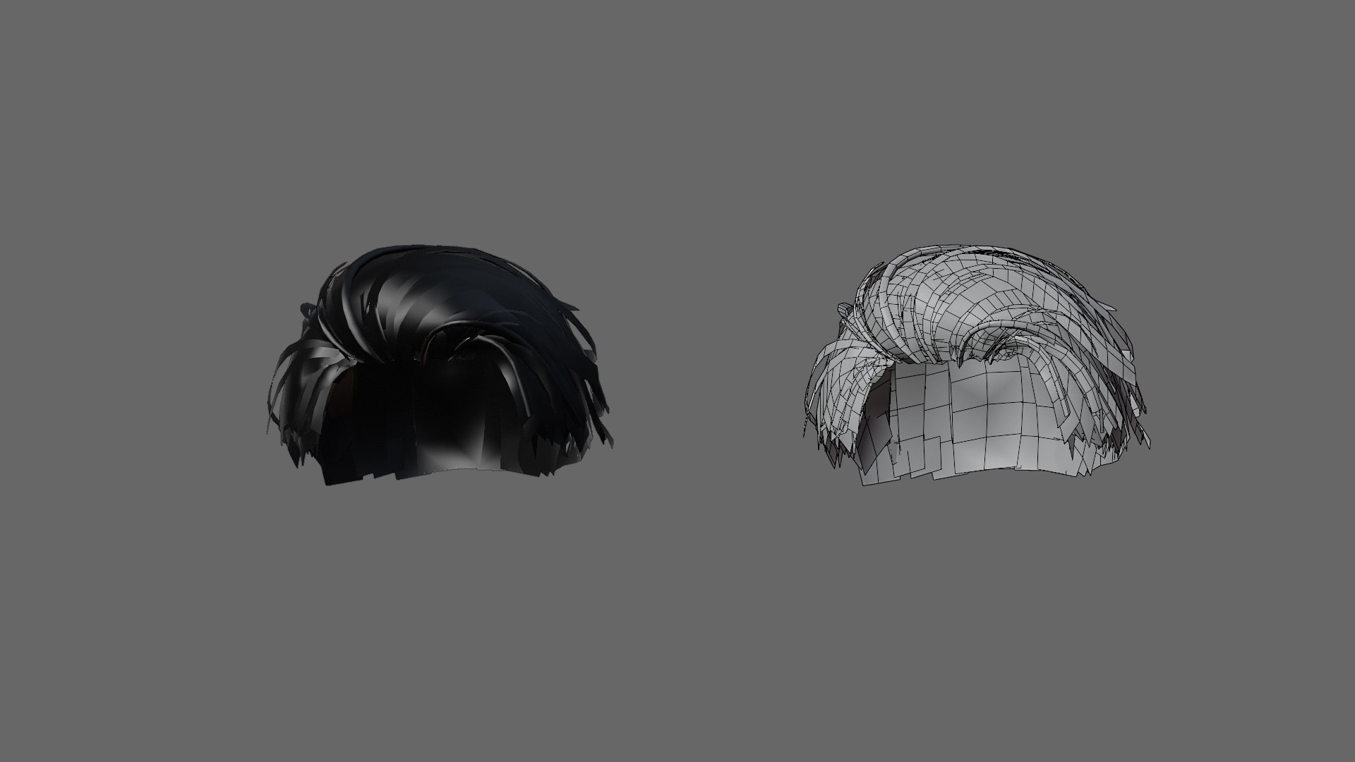 3D 3D Hairstyle For Men - TurboSquid 2351029