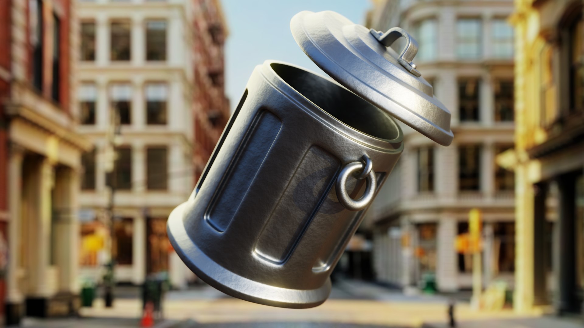 Trash Can 3D Model - TurboSquid 2233733