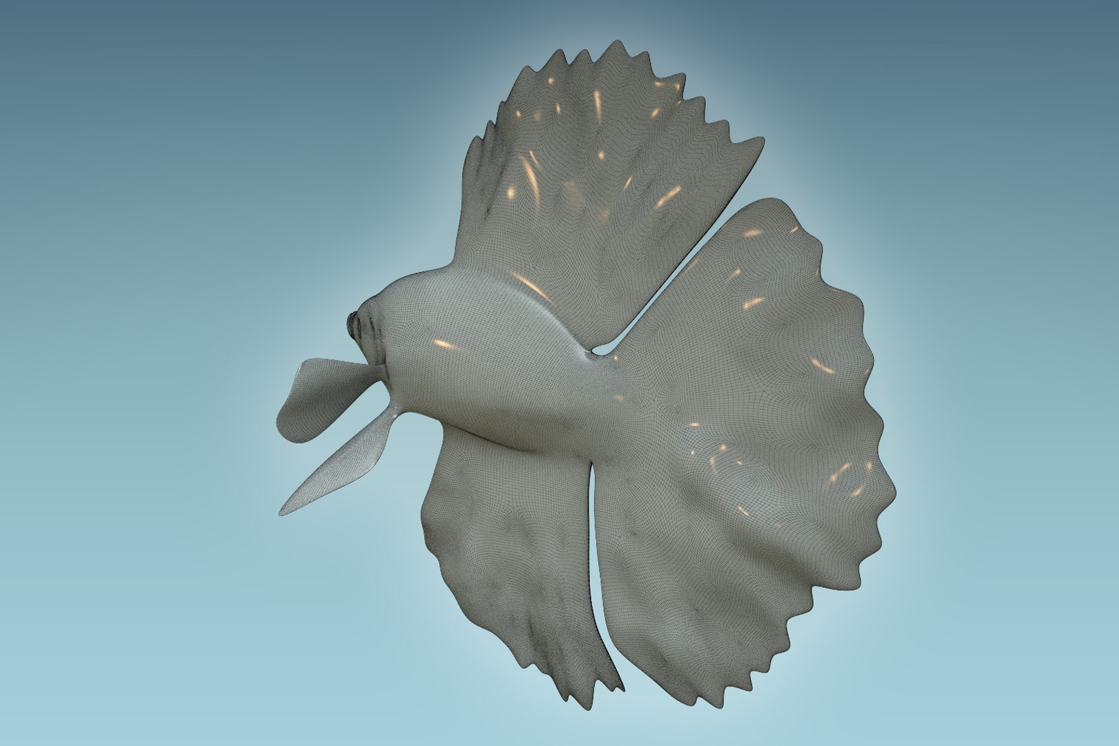 3D Betta Fish Model - TurboSquid 1206004