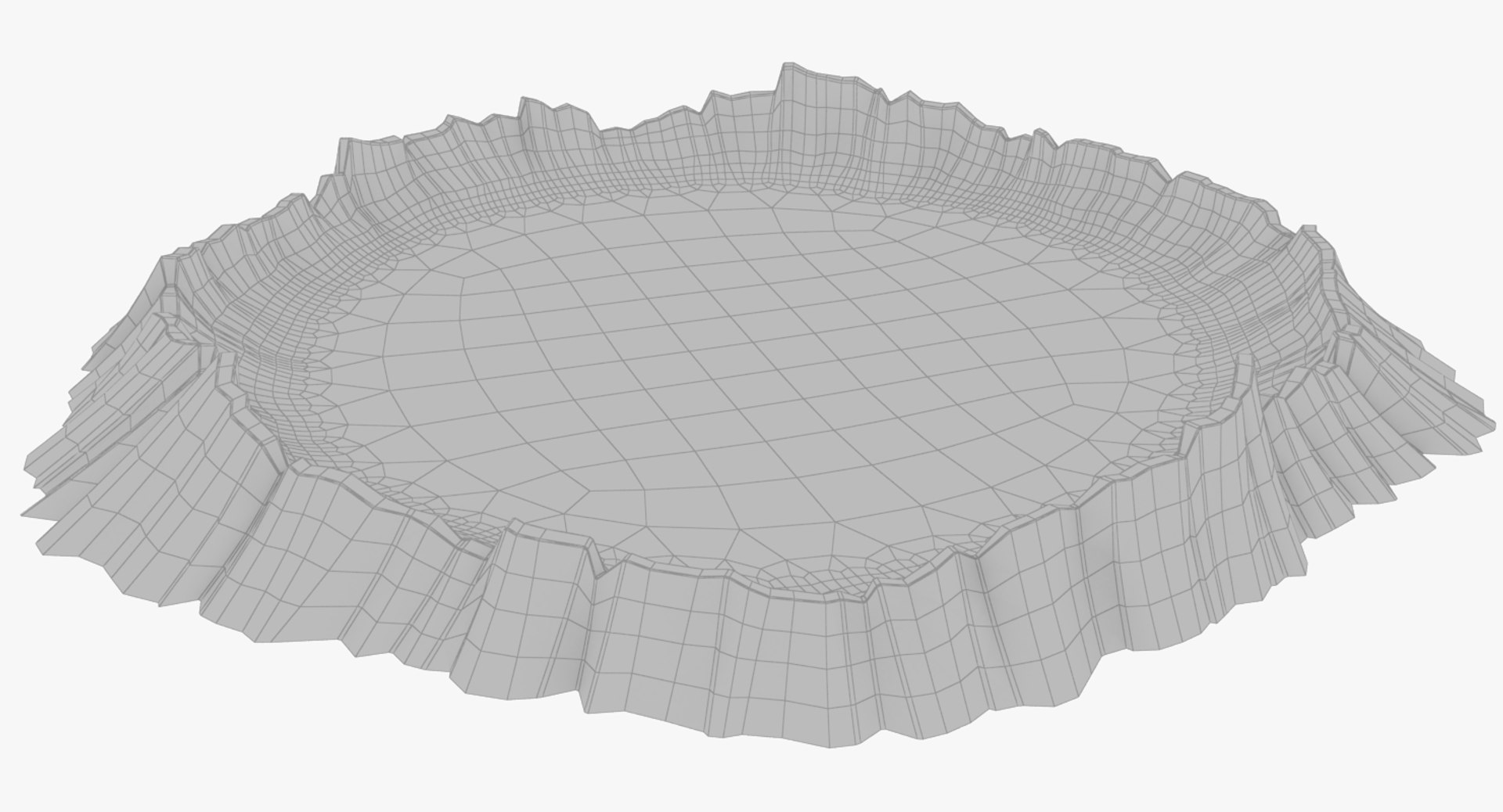 3D Moon Crater Model - TurboSquid 1356628