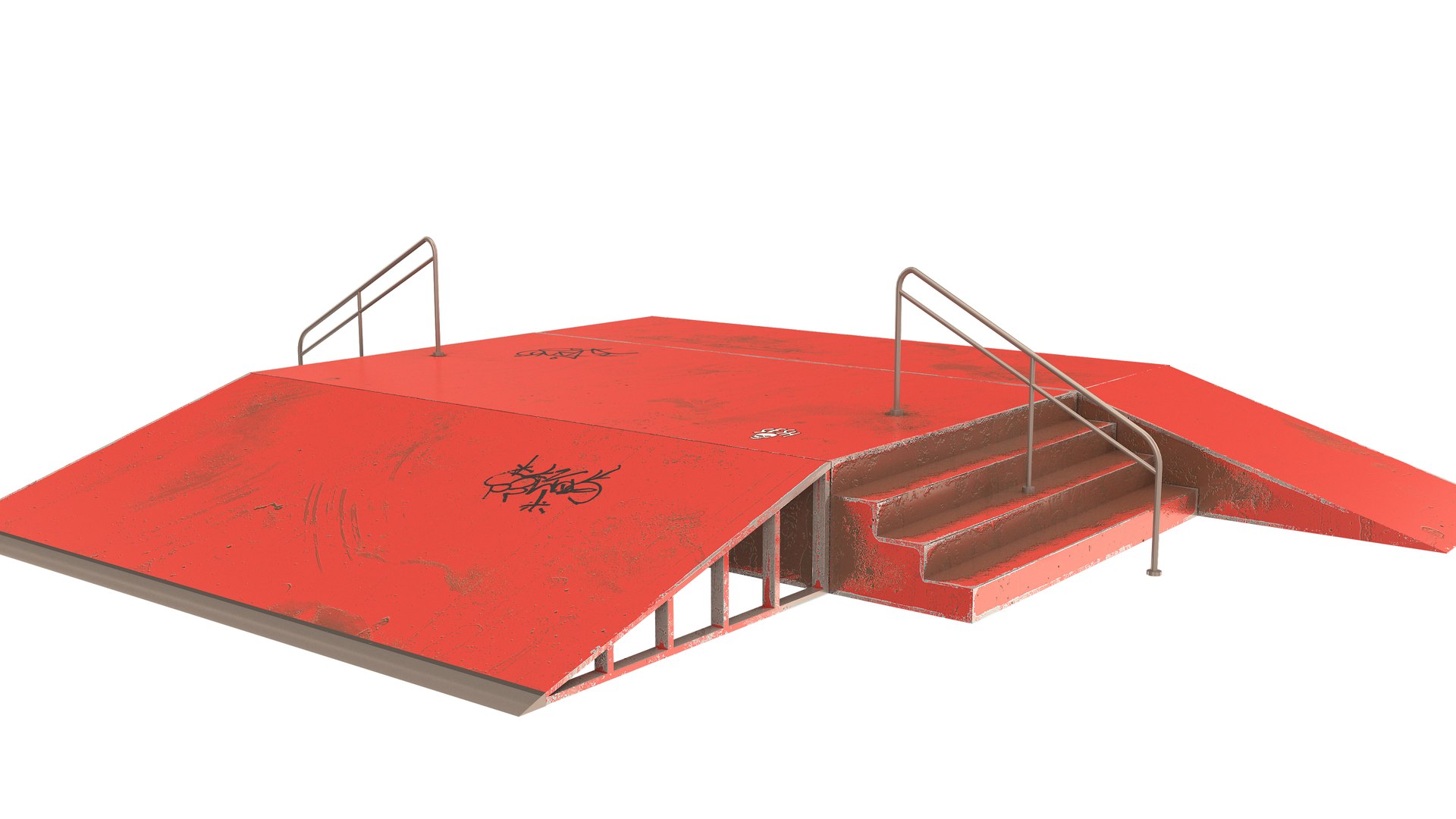 3D Skatepark Ramp Collection 3 - TurboSquid 1872109