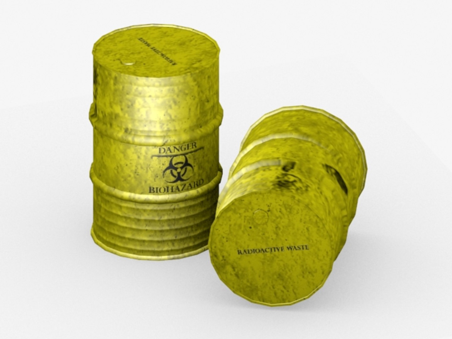 Metal Toxic Waste 3d Model