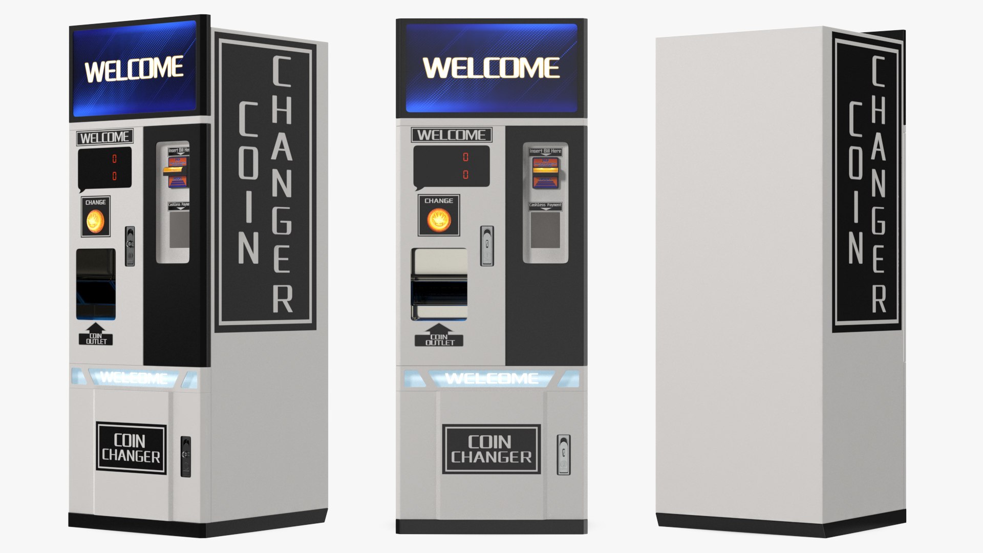 Amusement Park Coin Changer model - TurboSquid 1732693