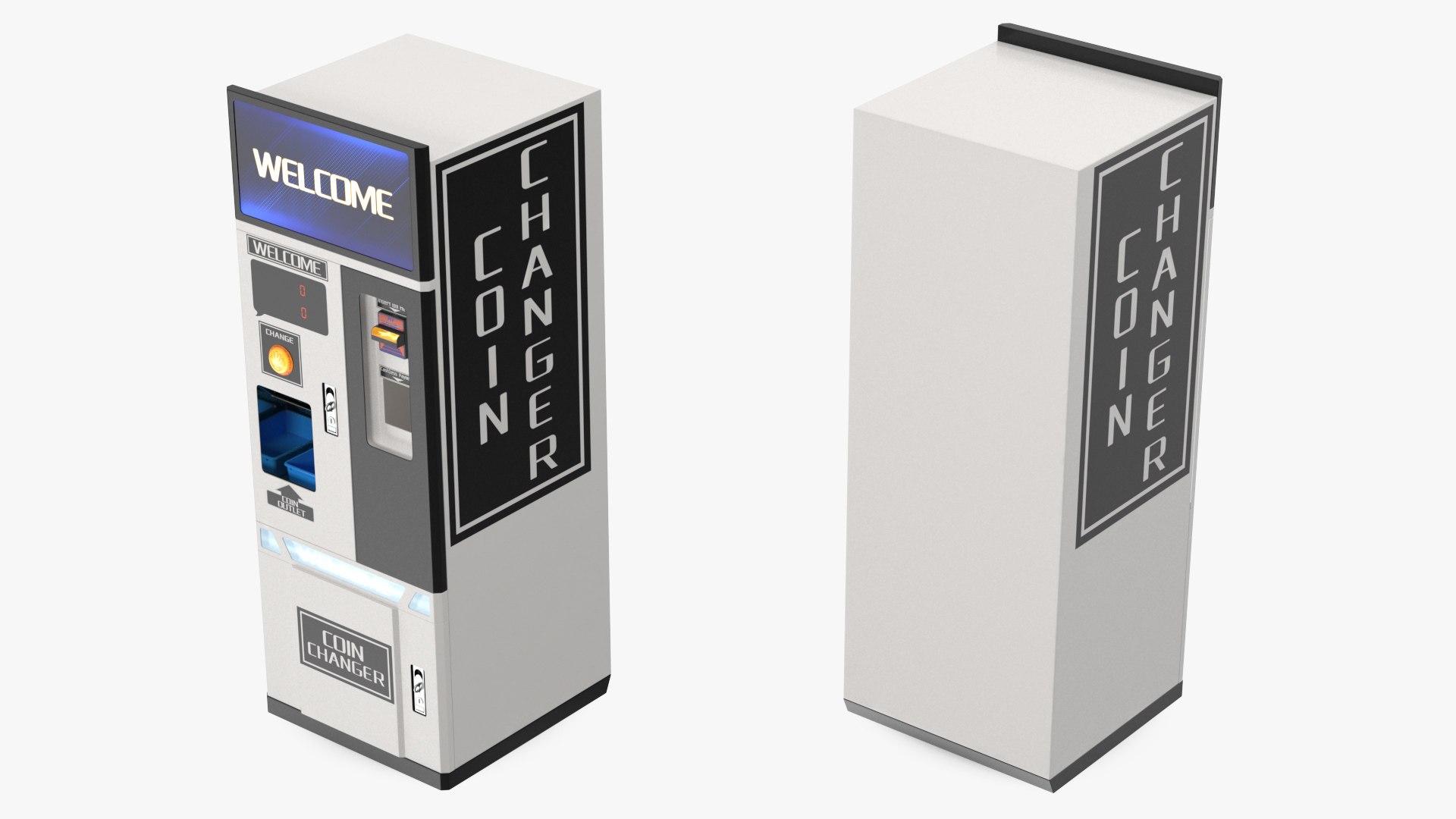 Amusement Park Coin Changer Model - TurboSquid 1732693