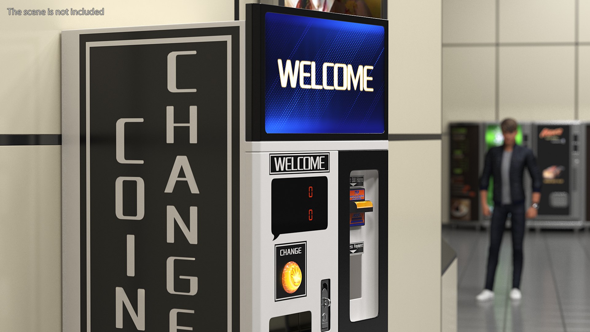 Amusement Park Coin Changer Model - TurboSquid 1732693