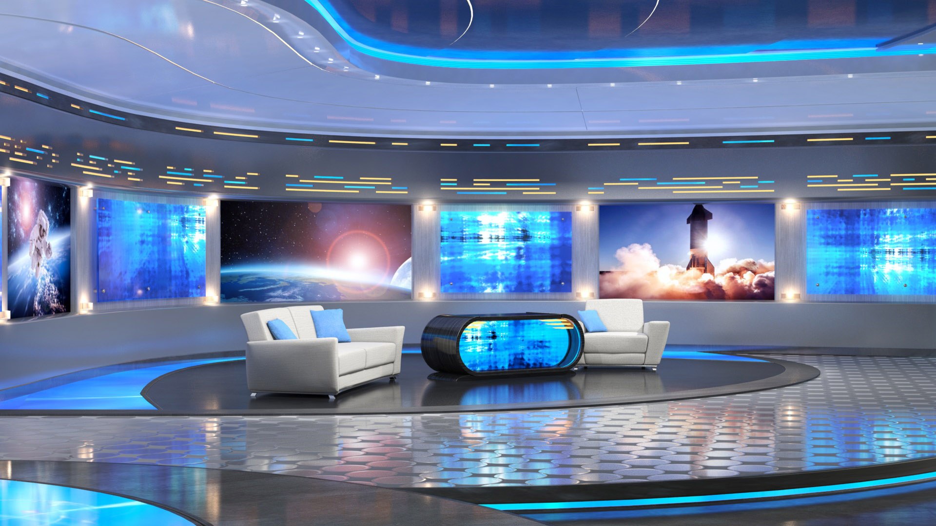 VR Studio Neon 3D Model - TurboSquid 1984210