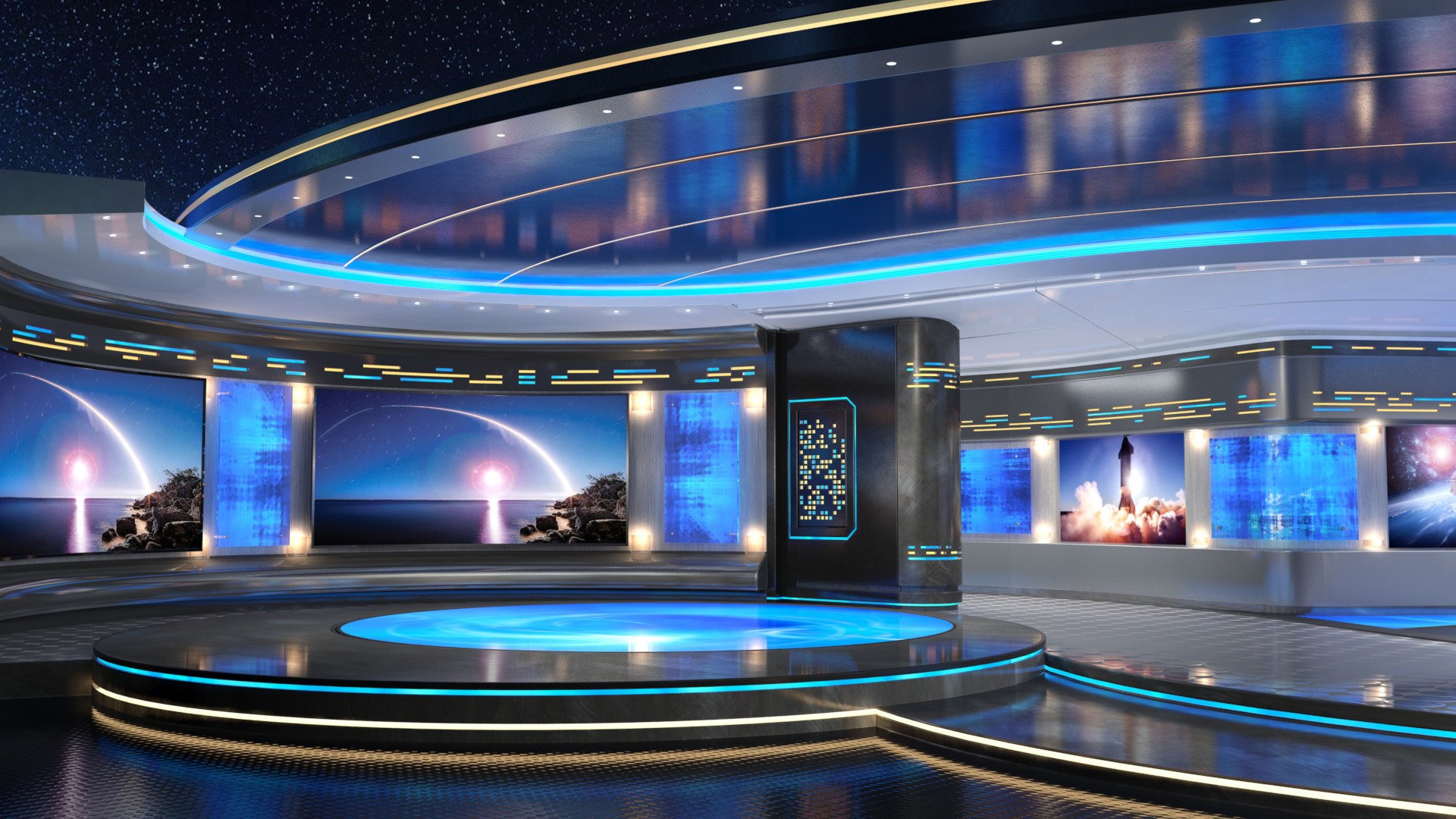 VR Studio Neon 3D Model - TurboSquid 1984210