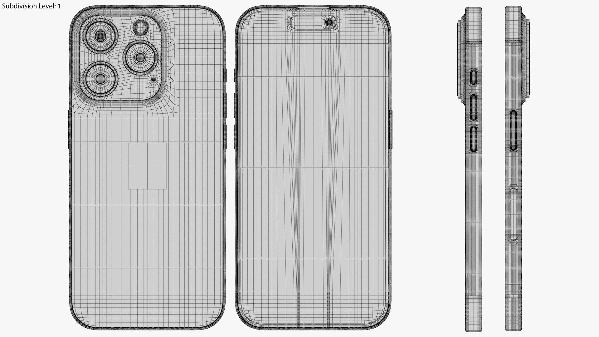 Apple iPhone 15 Pro Natural Titanium 3D model - TurboSquid 2125866