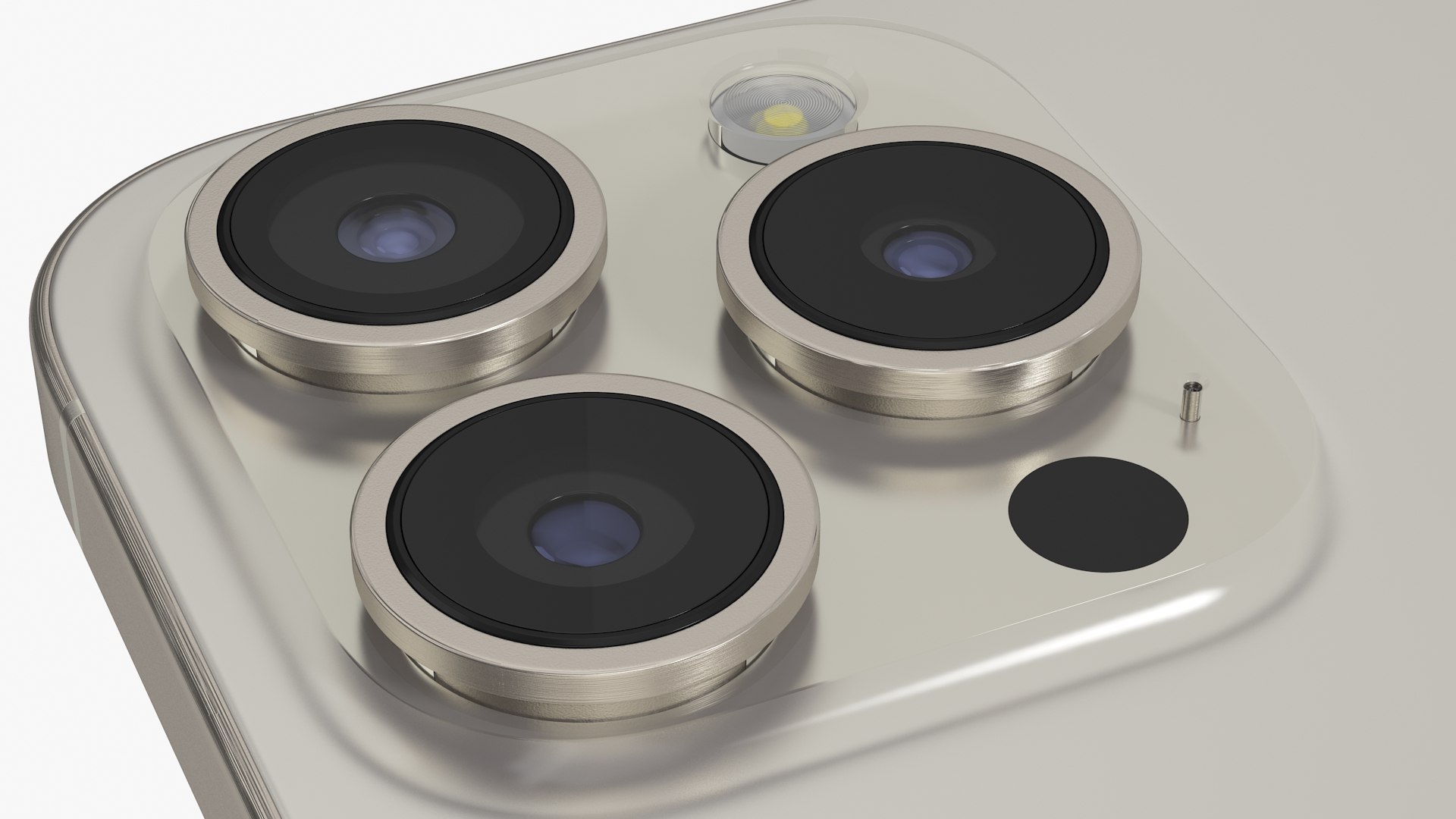 Apple iPhone 15 Pro Natural Titanium 3D model - TurboSquid 2125866