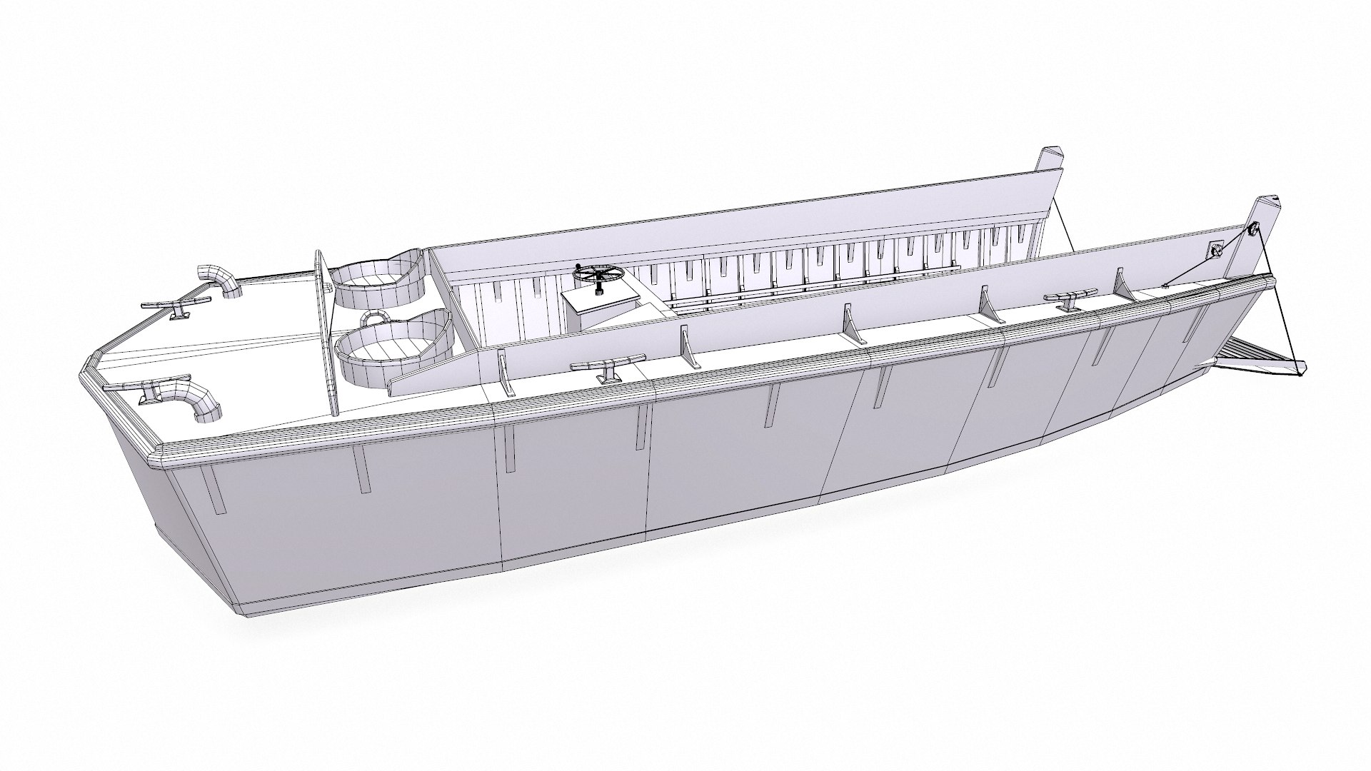 3D Landing Craft Mechanized LCM Low-poly PBR model - TurboSquid 2080827