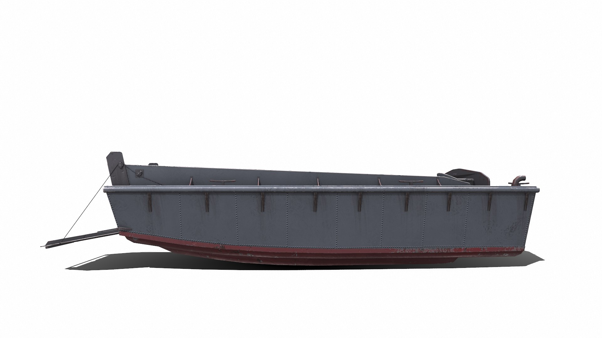 3D Landing Craft Mechanized LCM Low-poly PBR Model - TurboSquid 2080827