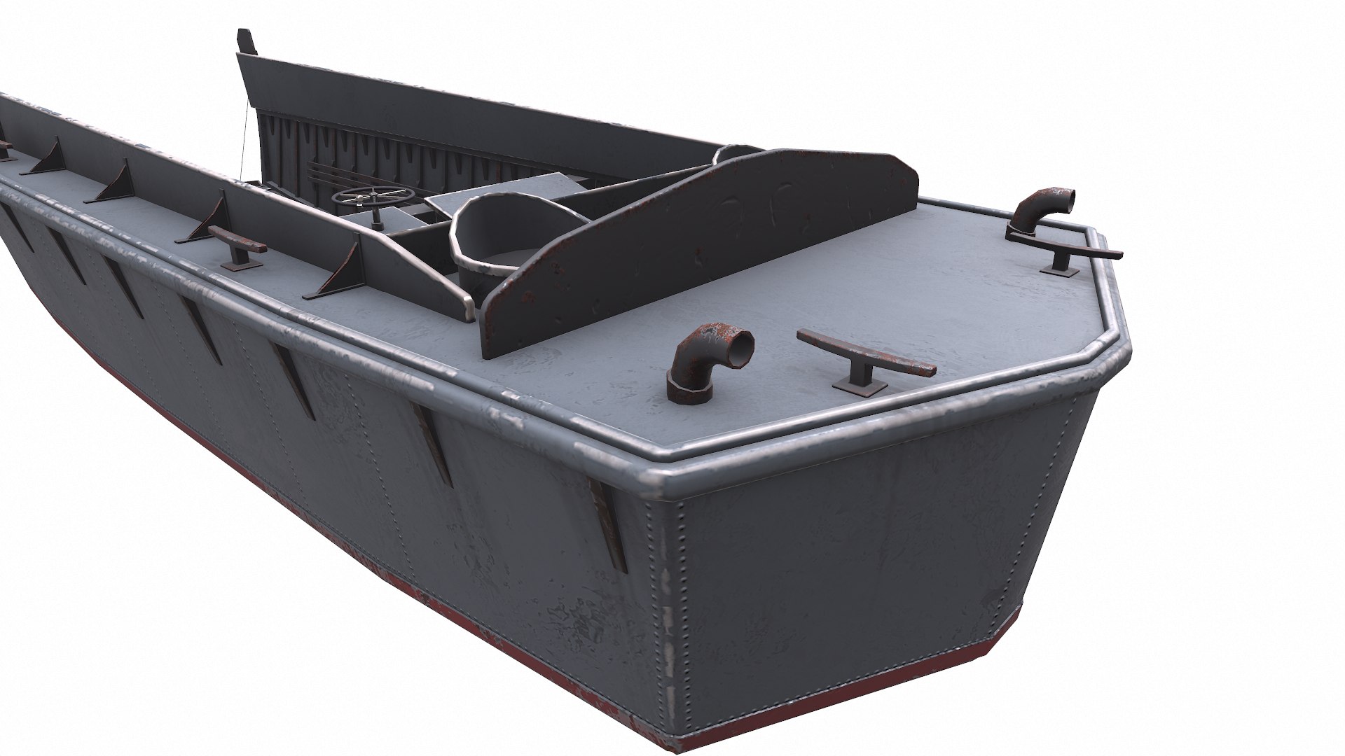 3D Landing Craft Mechanized LCM Low-poly PBR model - TurboSquid 2080827