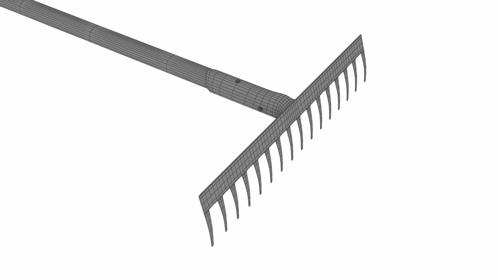 3D Model Farm Tool Rake - TurboSquid 1663460