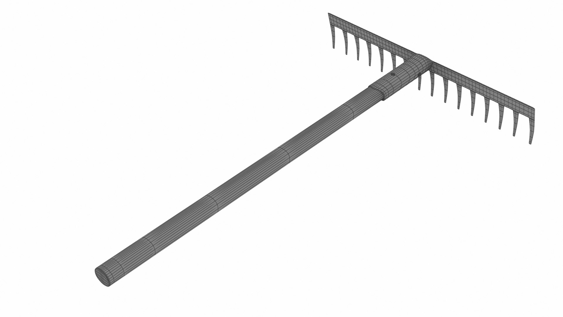 3D Model Farm Tool Rake - TurboSquid 1663460