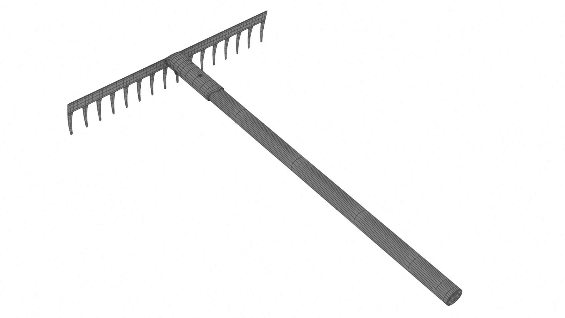 3D Model Farm Tool Rake - TurboSquid 1663460