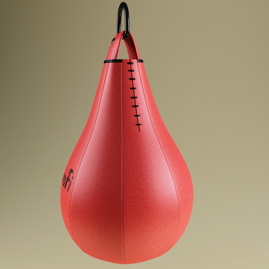 3d Model Of Boxing Speed Bag