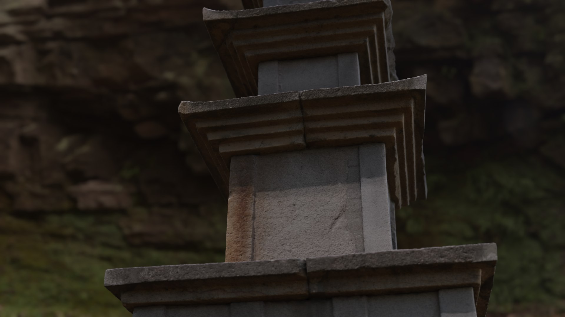 Three-story Stone Pagoda Of Mitansa Temple Site 3D Model - TurboSquid ...