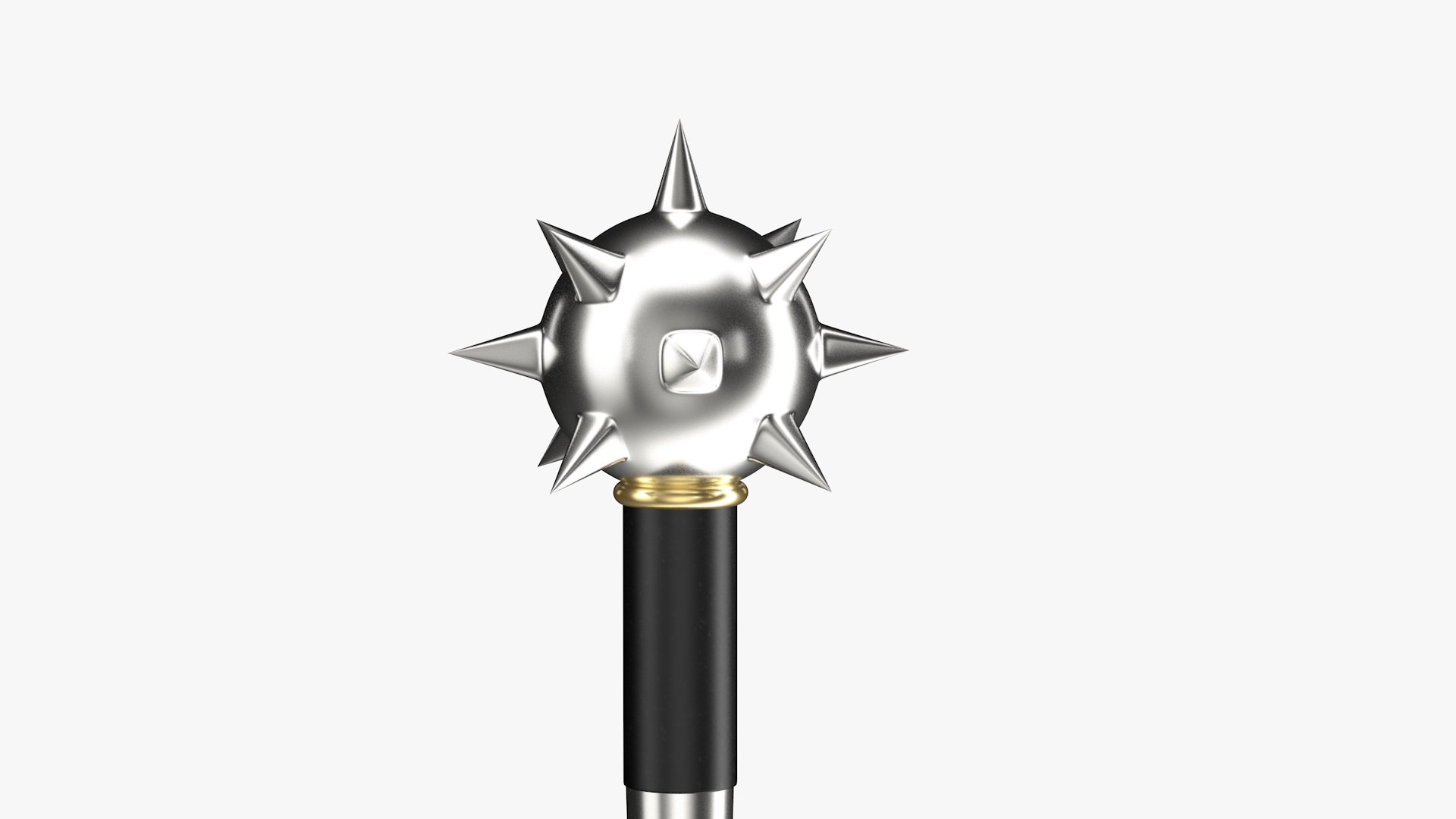 3D Silver Mace - TurboSquid 2368771