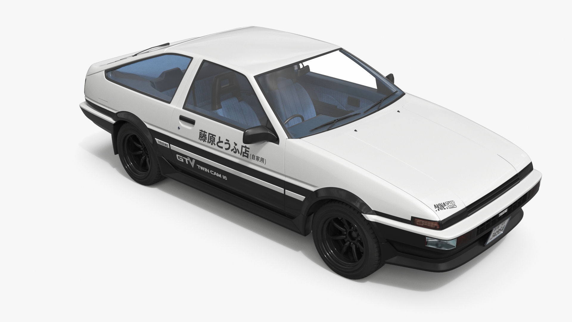 3D Toyota AE86 Trueno White - TurboSquid 2413209
