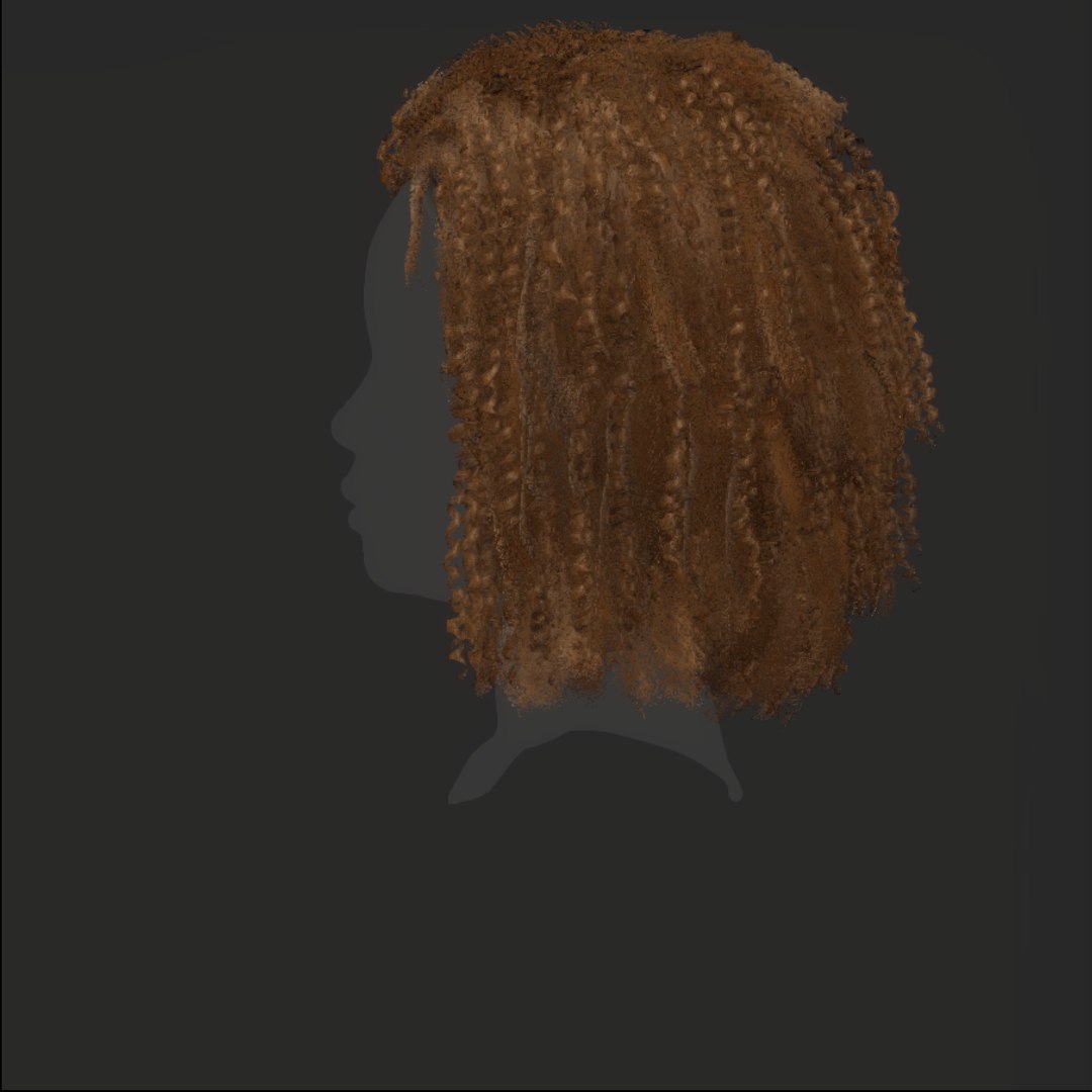 Female Hair - 022 3D Model - TurboSquid 1773139
