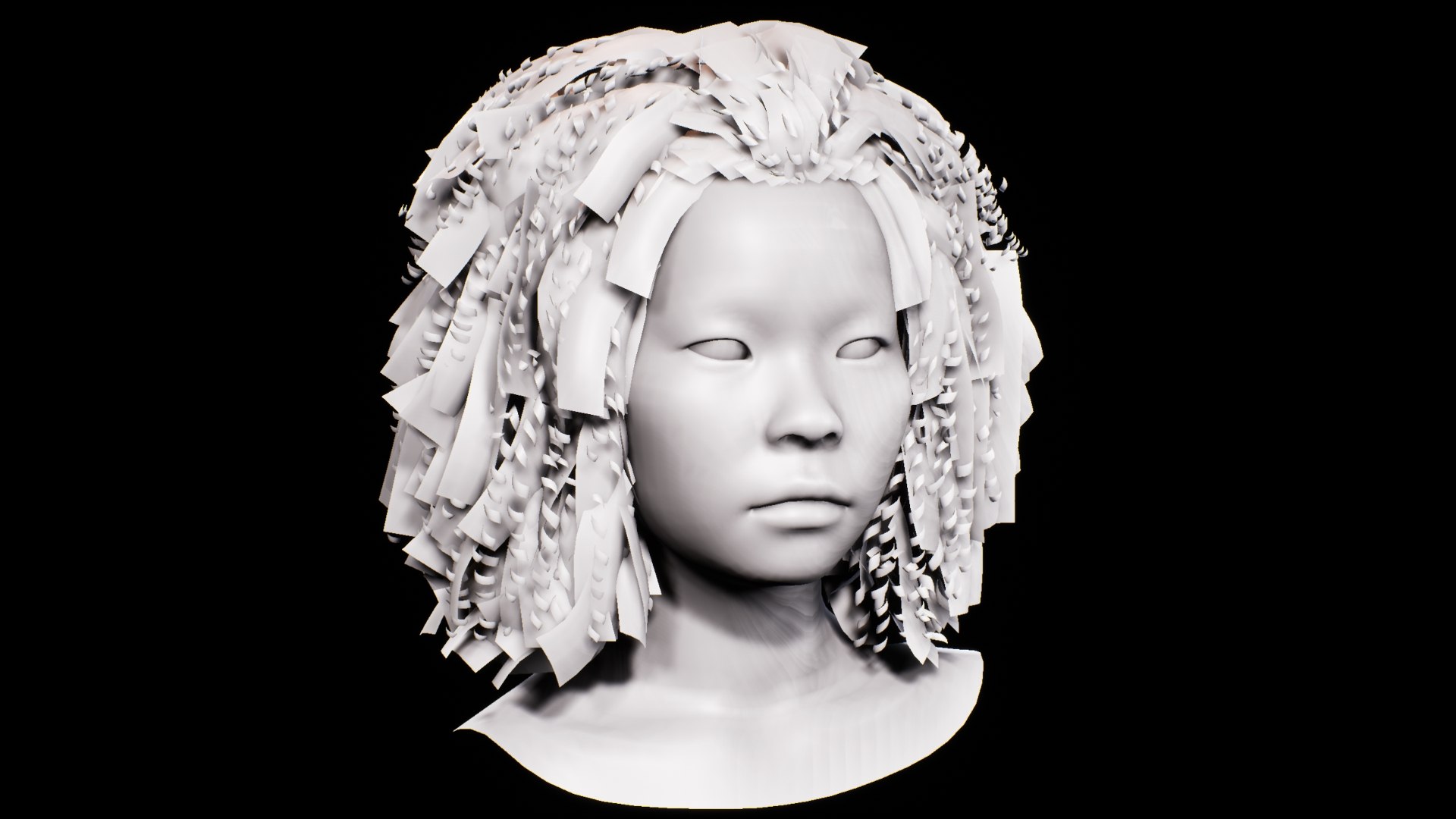 Female Hair - 022 3D Model - TurboSquid 1773139