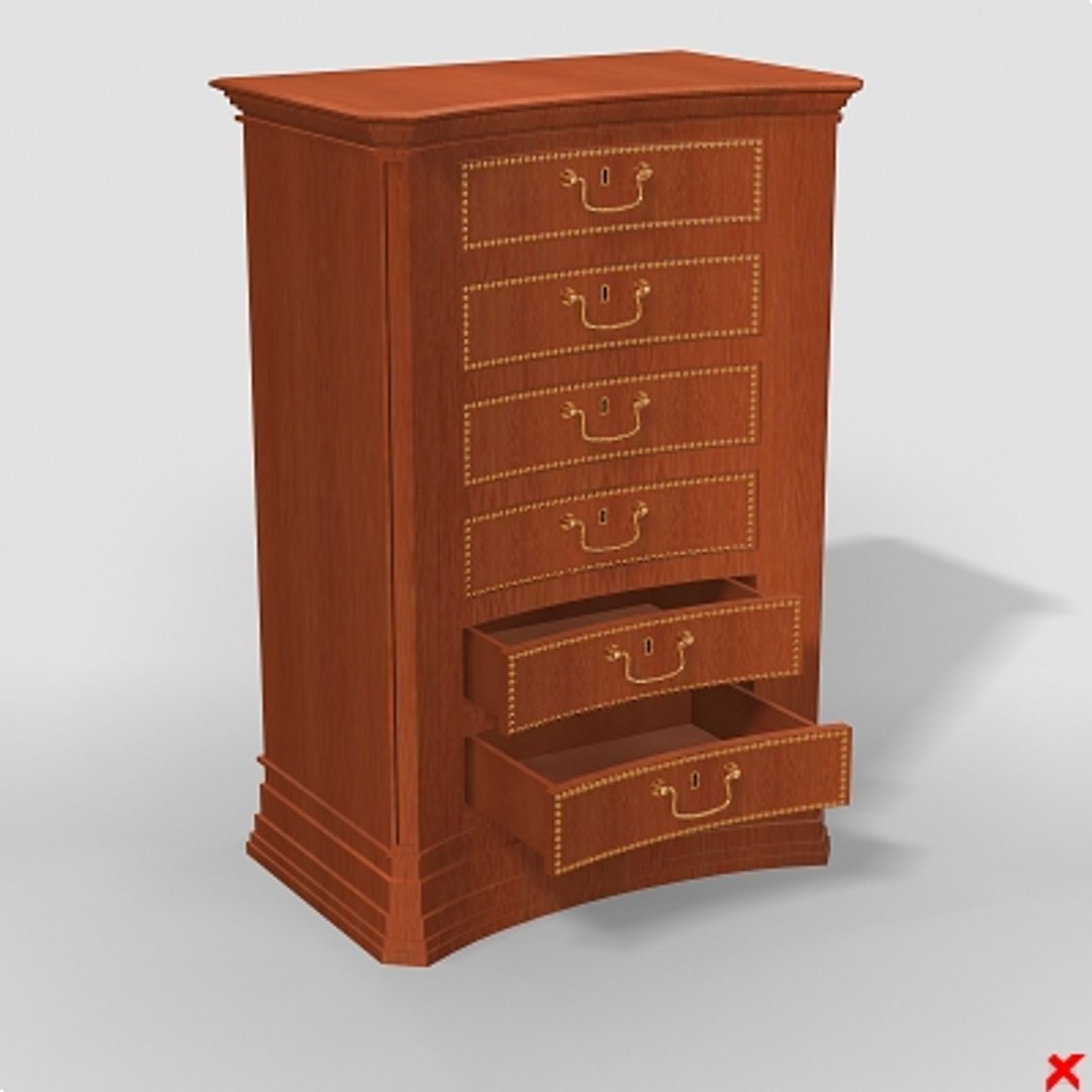 3d Model Chest Drawers