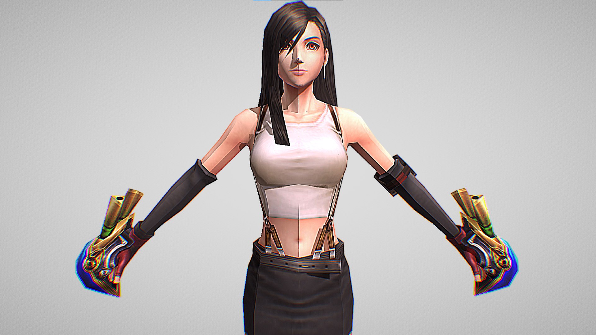 3D Model Tifa Lockhart - Dissidia 012 - Duodecim - Final Fantasy ...
