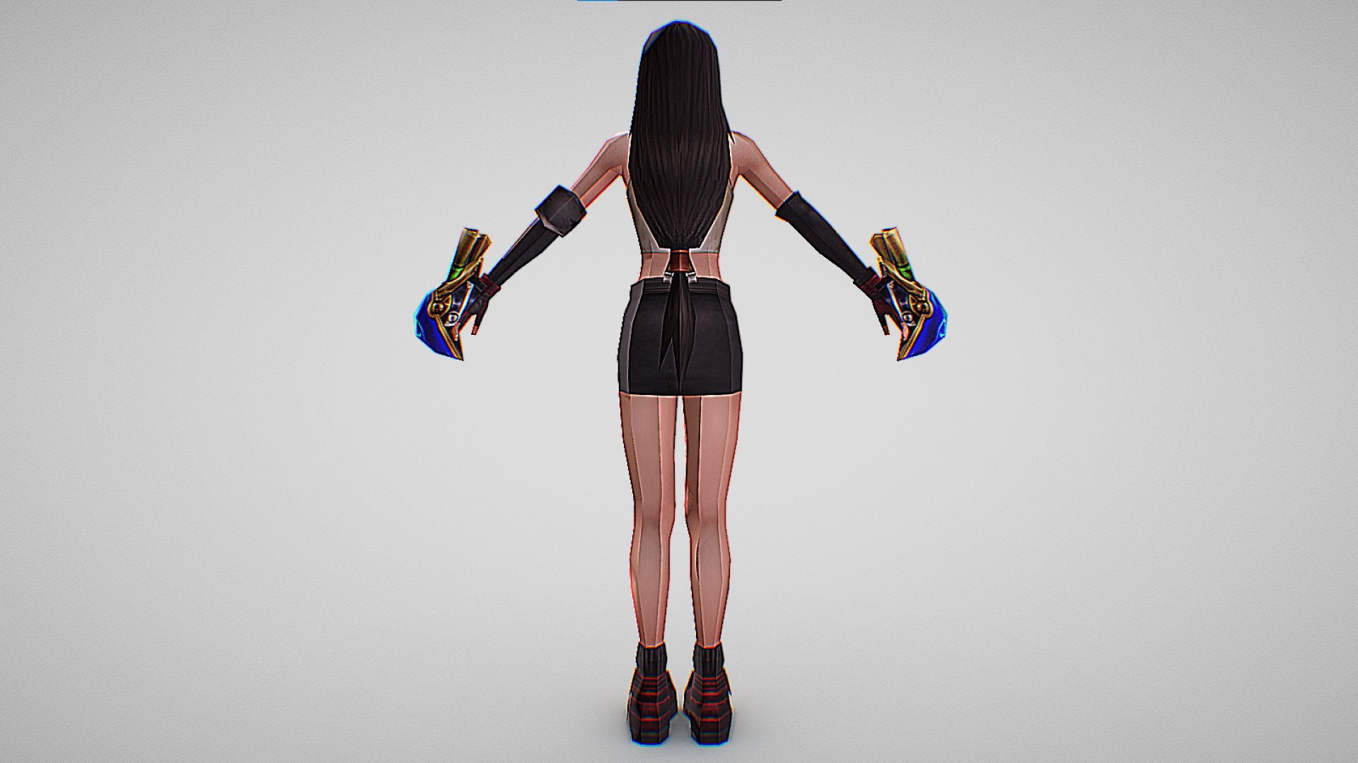 3D Model Tifa Lockhart - Dissidia 012 - Duodecim - Final Fantasy ...