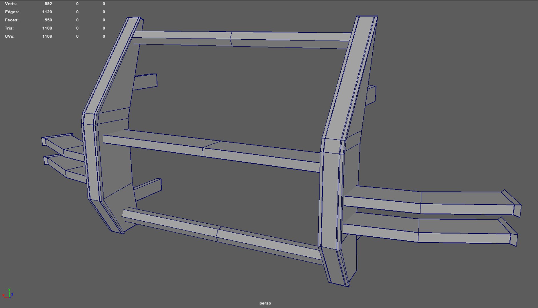 3D Bull Bar 05 - TurboSquid 2060538