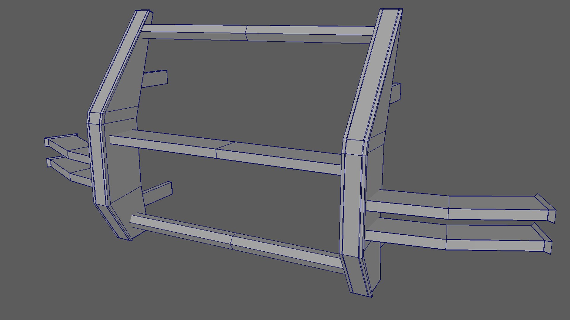 3D Bull Bar 05 - TurboSquid 2060538