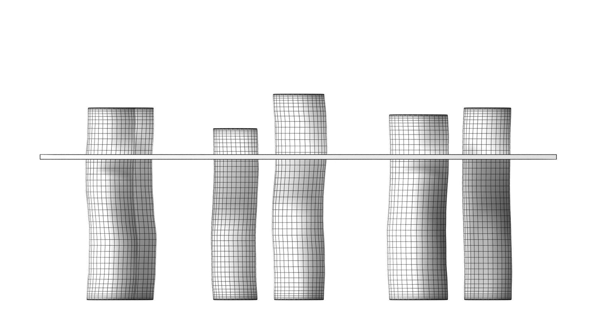 Wood Log Table Model - TurboSquid 1231831