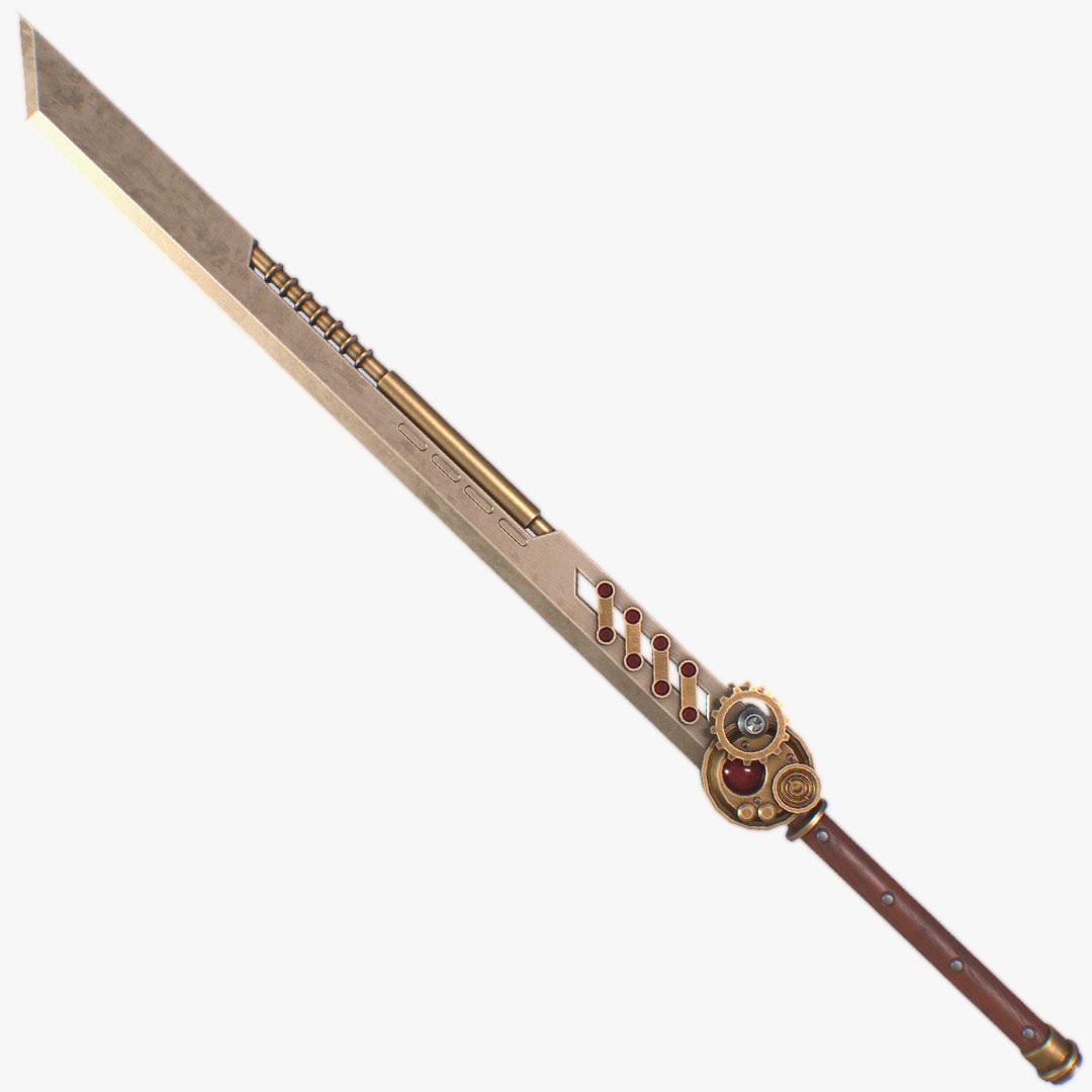 Steampunk Blade 3D - TurboSquid 2424402