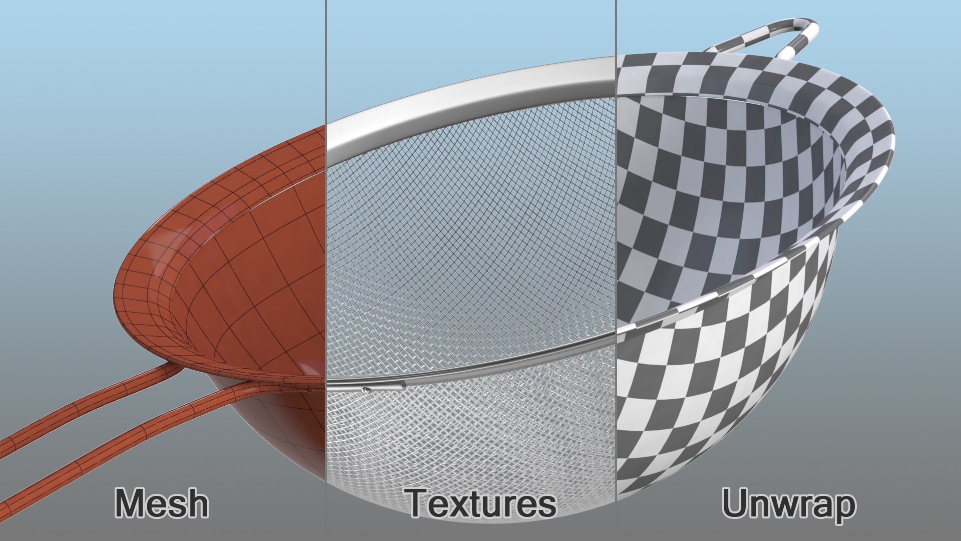 3D Model Fine Mesh Stainless Steel - TurboSquid 1569039