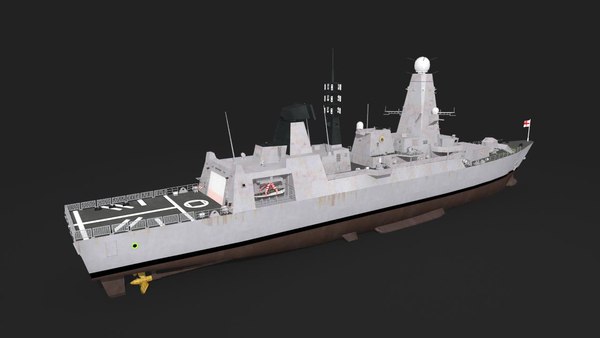 3D type 45 daring class destroyer - TurboSquid 1685466