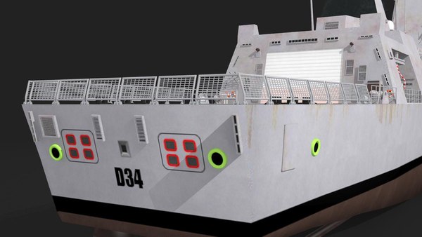 3D type 45 daring class destroyer - TurboSquid 1685466